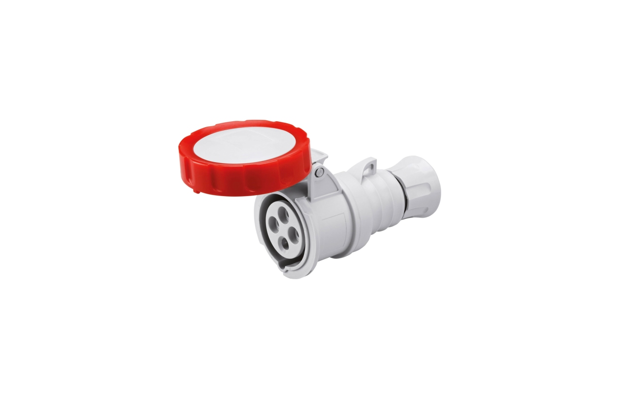 Ficha reta macho IP67 63A 400V 3P+T+N Gewiss GW61053H da GEWISS na ...